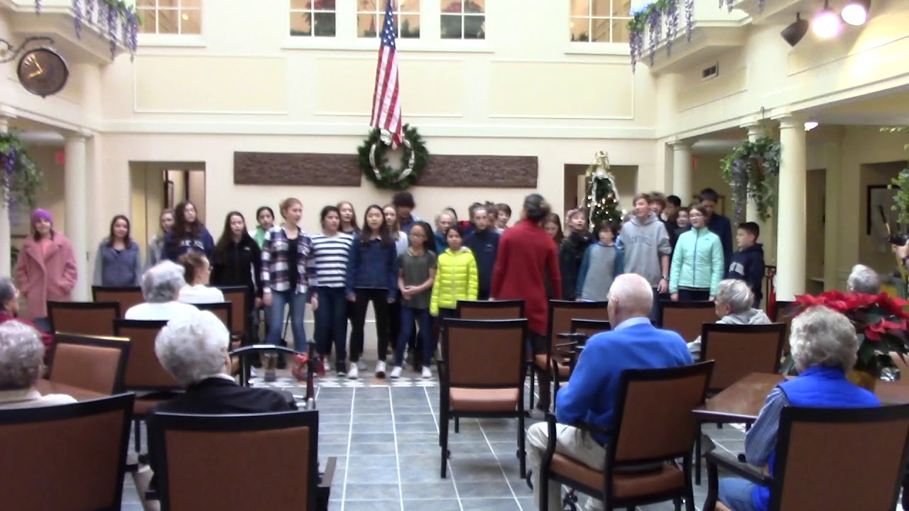 Happy Holidays to the residents of Atria Harborhill! - YouTube