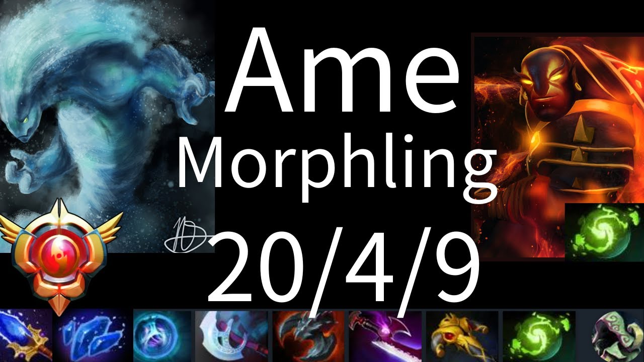 Ame Morphling vs Doom, Void, Lich, Clinkz, WW - dota2 - YouTube