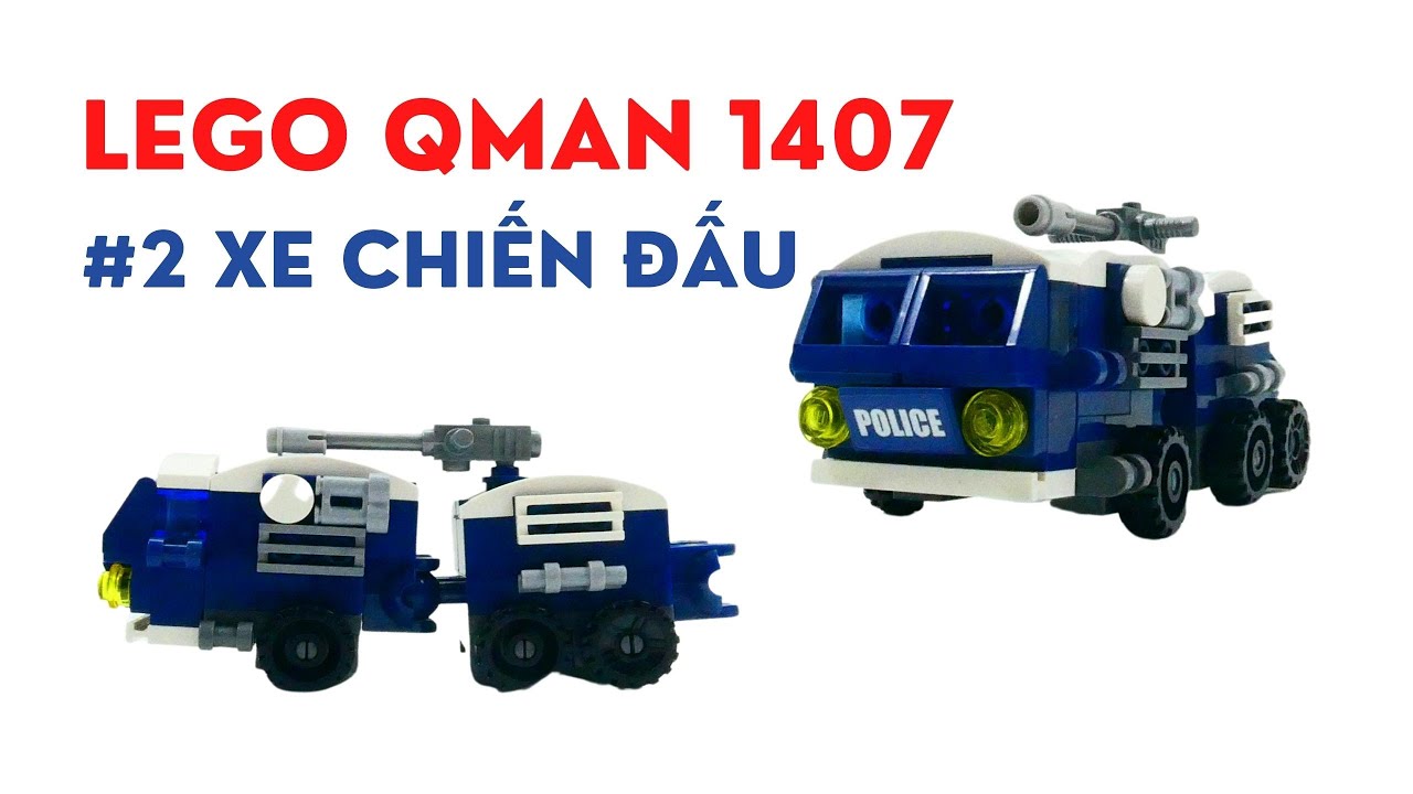 Lego Qman 1407 | #2 Xe Chiến Đấu | NAP Lego - YouTube