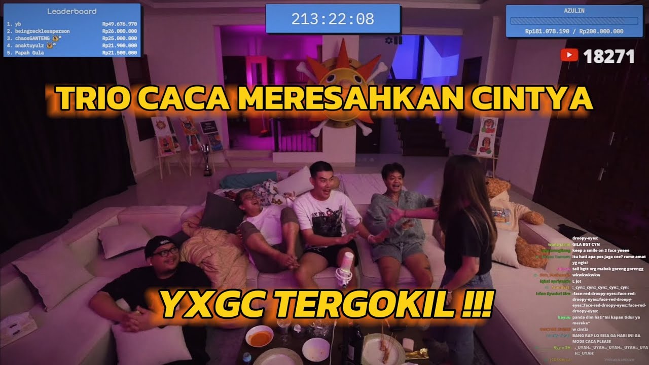 YXGC TERGOKIL CINTYA VS TRIO CACA!! (Cuplikan Live YT@ybrap ) # ...
