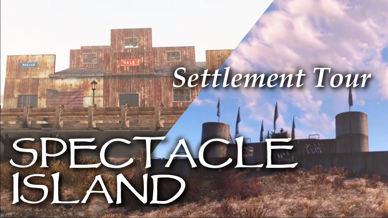 Settlement Tour ep30 Spectacle Island Fallout 4 PS4 - YouTube