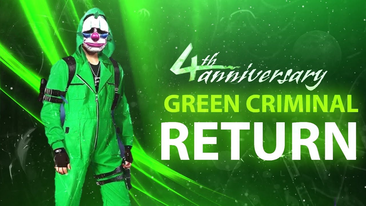 GREEN CRIMINAL BUNDLE RETURN CONFIRM FREEFIRE || KUNSA EVENT MAIN AAEGA ...