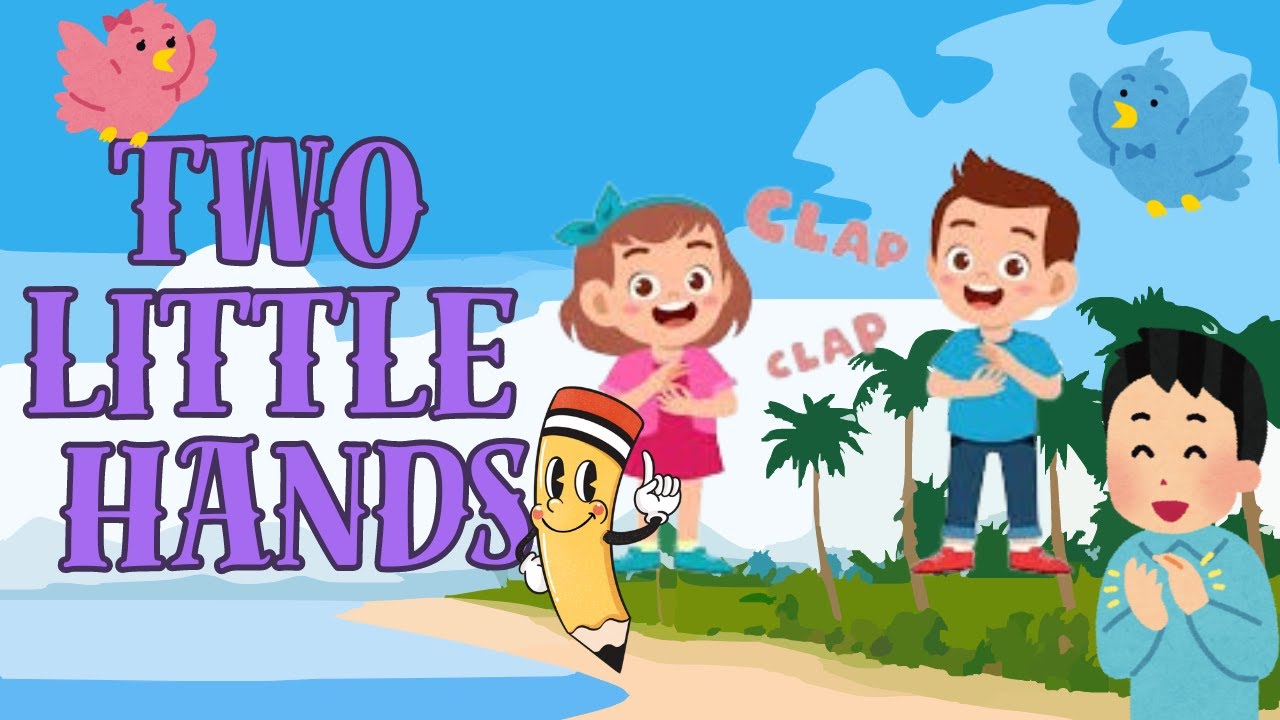 Fun with two little hands | LITTLE RHYME STARS | Nursery Rhymes kids ...