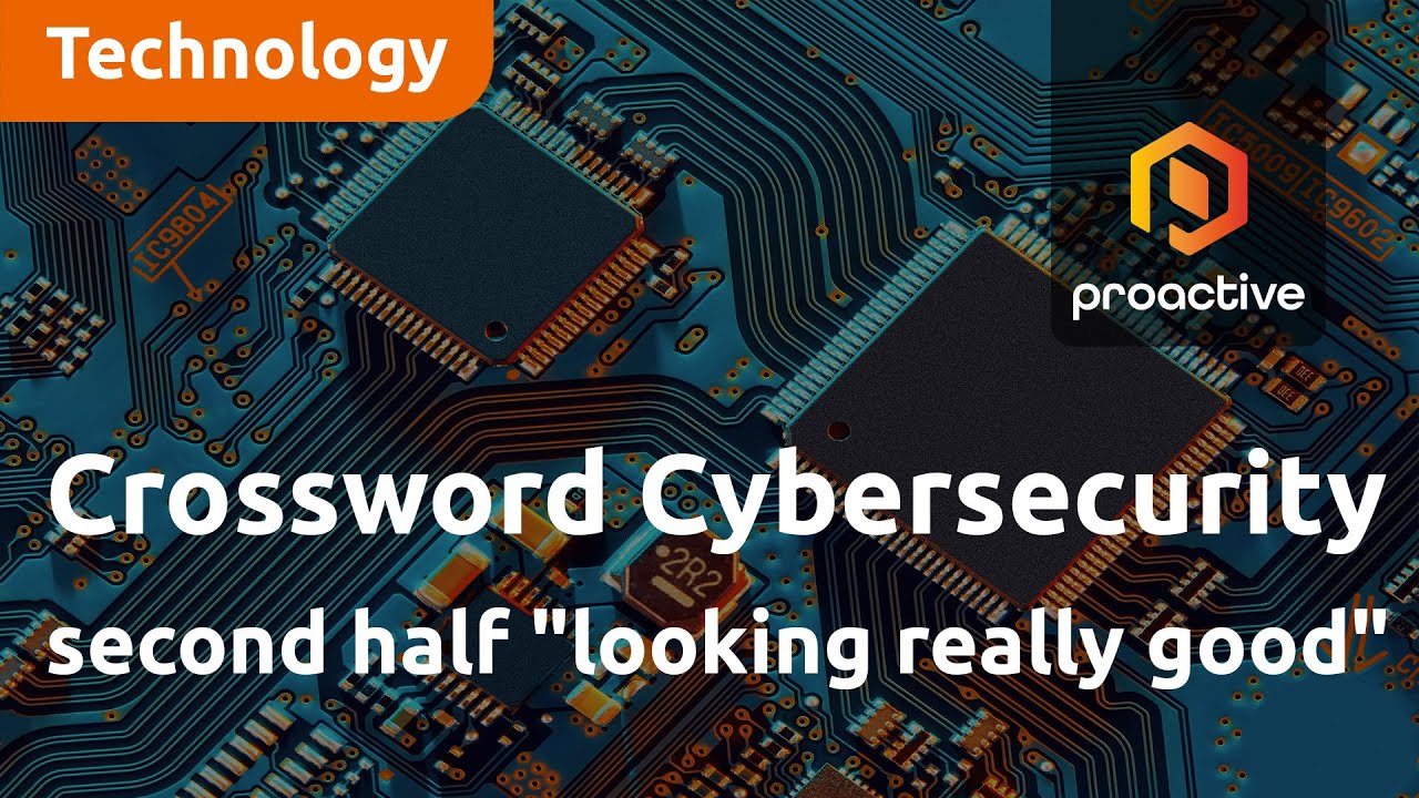 Crossword Cybersecurity says second half "looking really good" - YouTube