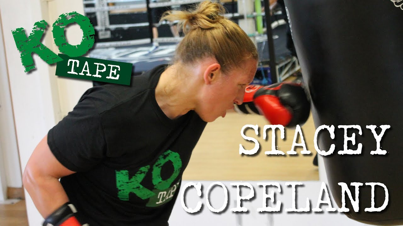 KO Tape - Super Welterweight Female Boxer Stacey Copeland - YouTube