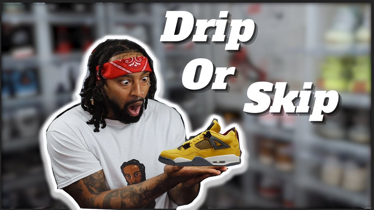 Air Jordan 4 Retro Lightning (2021) | Drip or Skip - YouTube