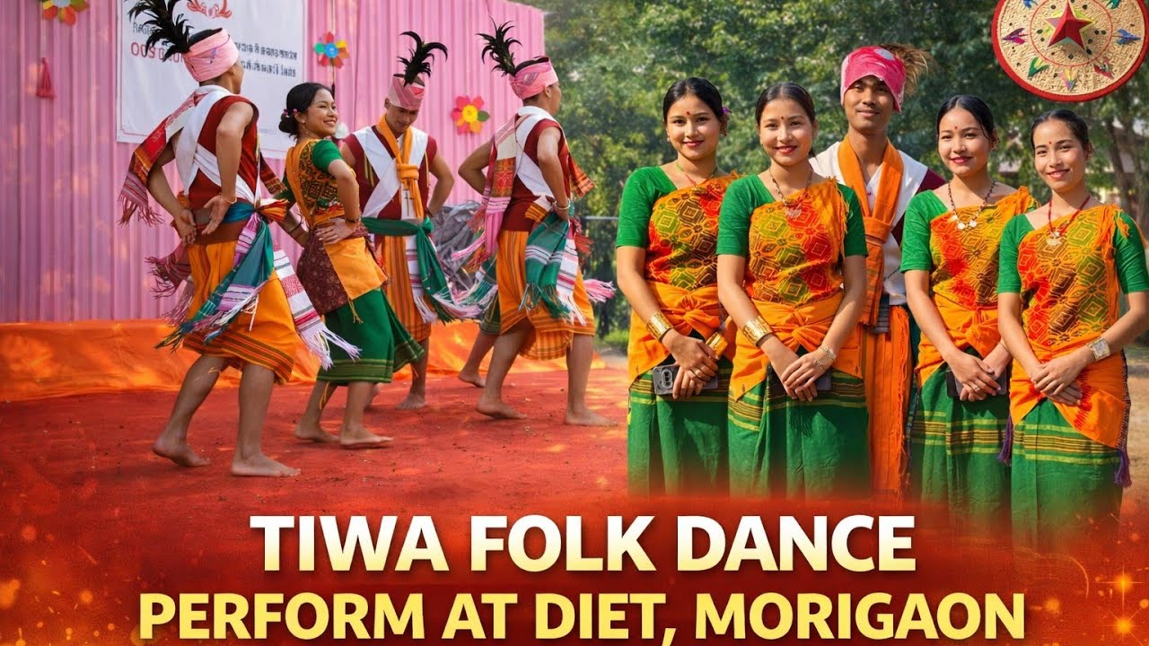 Tiwa folk dance perform at DIET, MORIGAON - YouTube