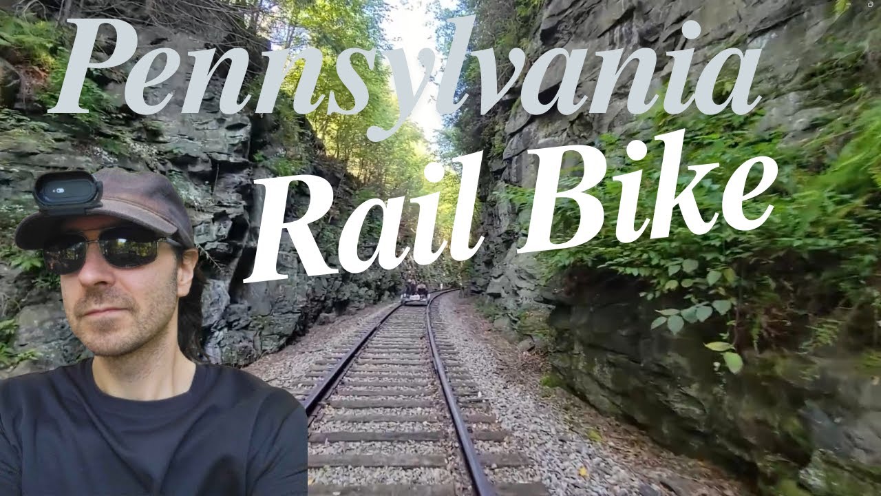 Hawley PA Rail Bike Railway - YouTube
