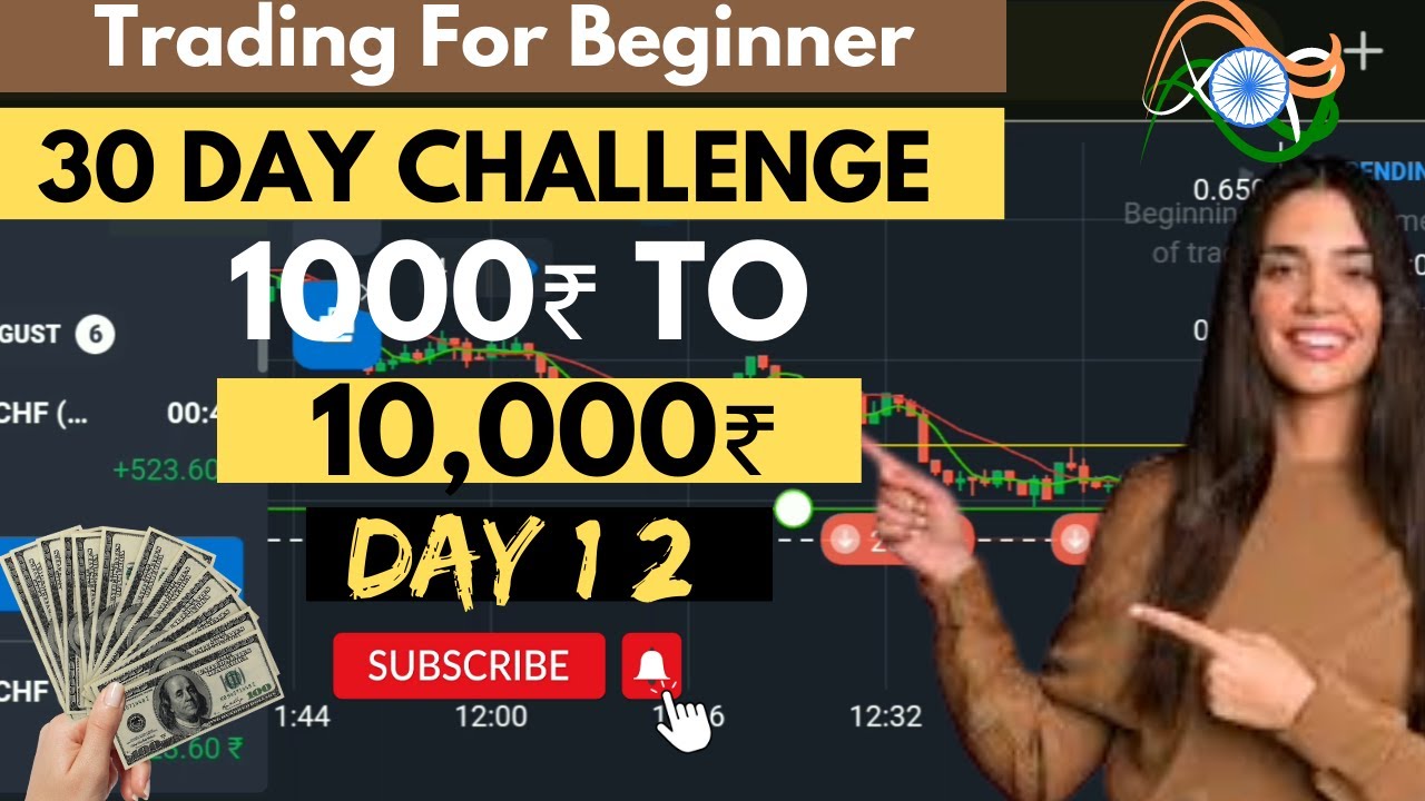 1000₹ To 10,000₹ 30 Days Challenge Day 12 | Trading for beginner | Earn ...
