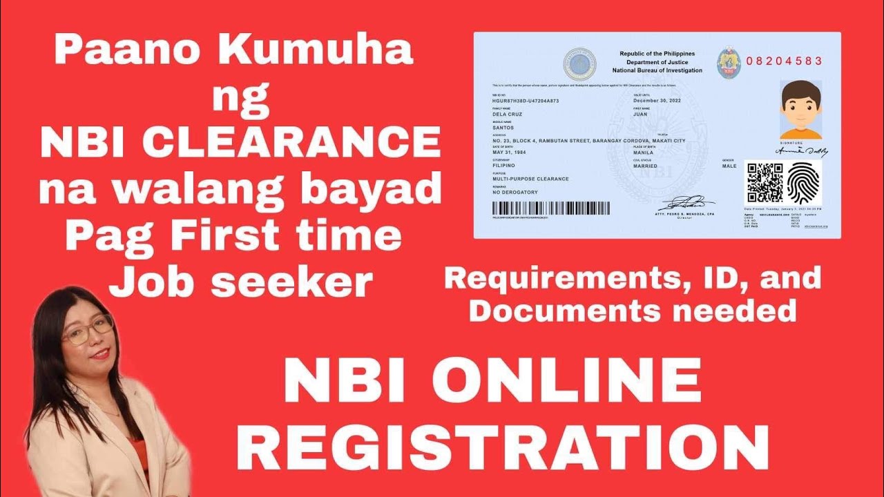 How To Get NBI CLEARANCE For FIRST TIME JOB SEEKER ONLINE