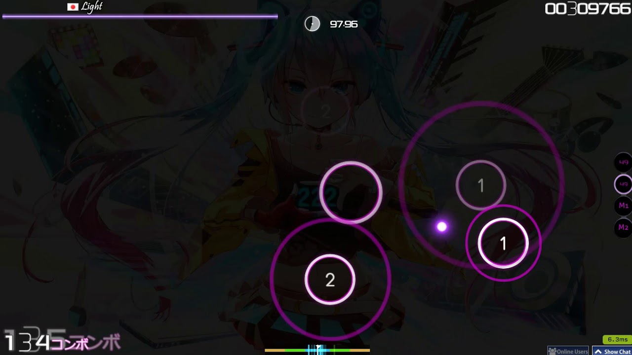 Osu! - 222 wewewe [Fall's Expert] | 5.29* | 97.27% | 147pp/FC - YouTube