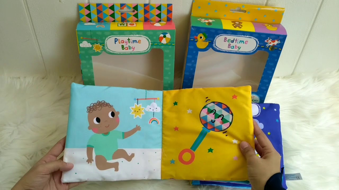Bedtime & Playtime Baby Cloth Book (Softbook) with touchy feely ...