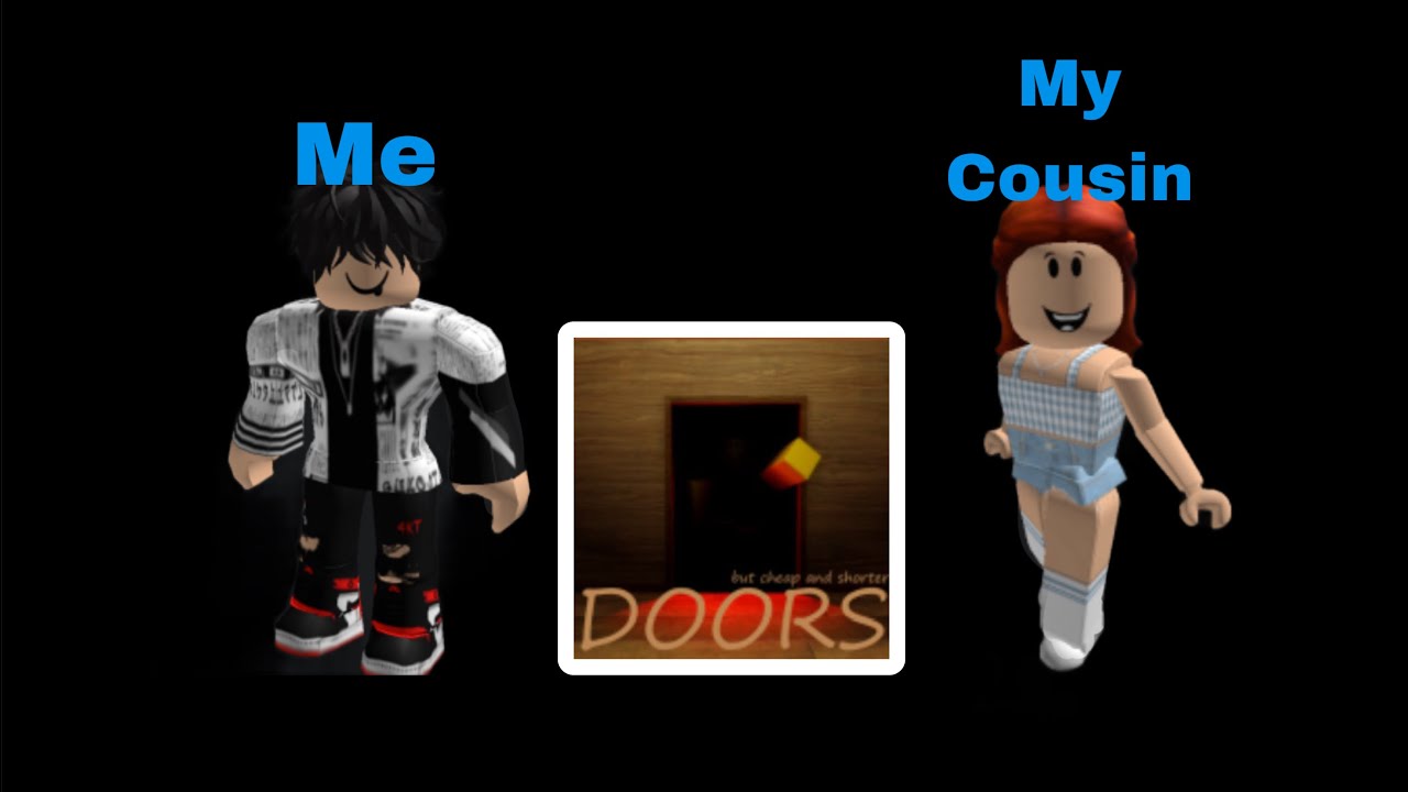 Playing doors but shorter with my cousin | roblox - YouTube