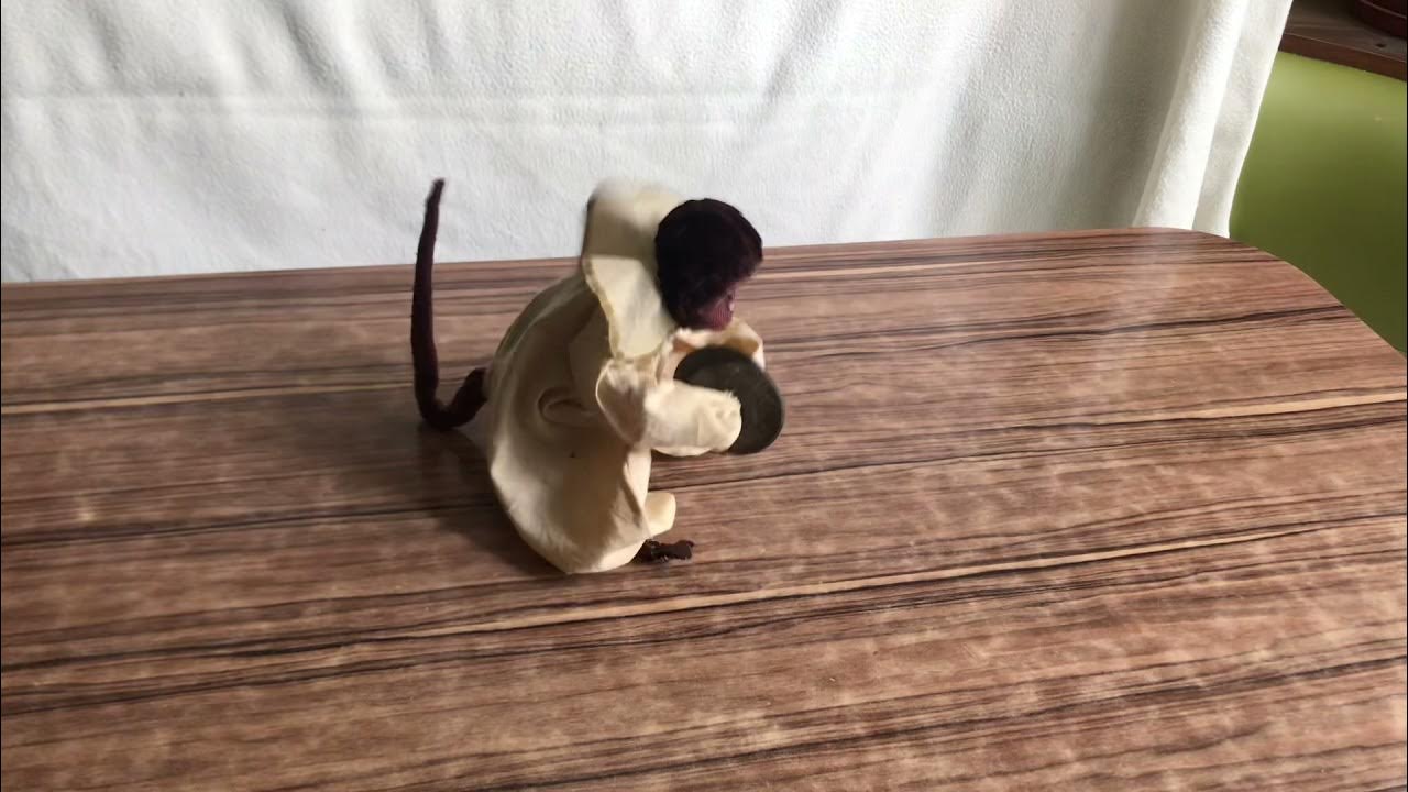 Заводная механическая игрушка -Обезьяна с тарелками.СССР.Редкость ...