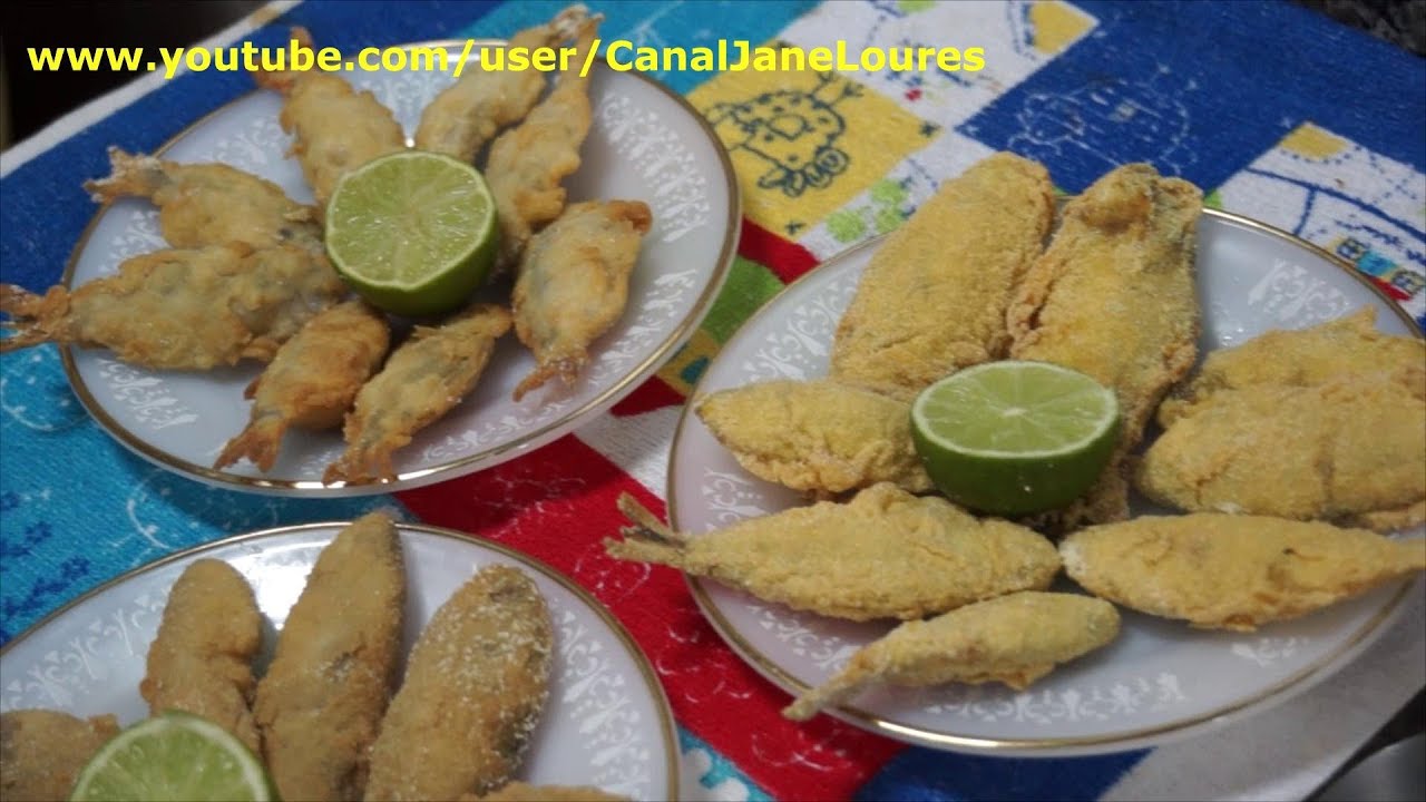 PEIXE LAMBARI FRITO - YouTube