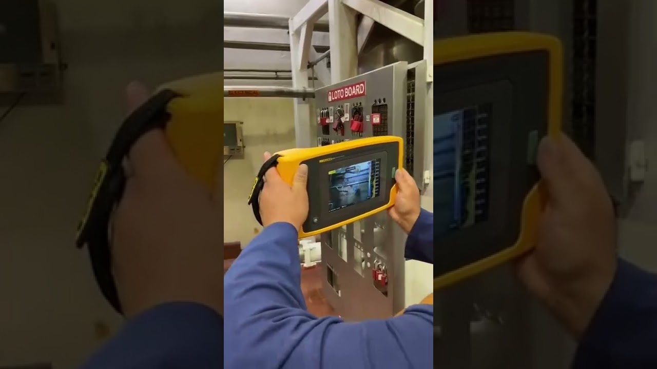 Fluke II900 Sonic Industrial Imager Actual On Site Demo - YouTube