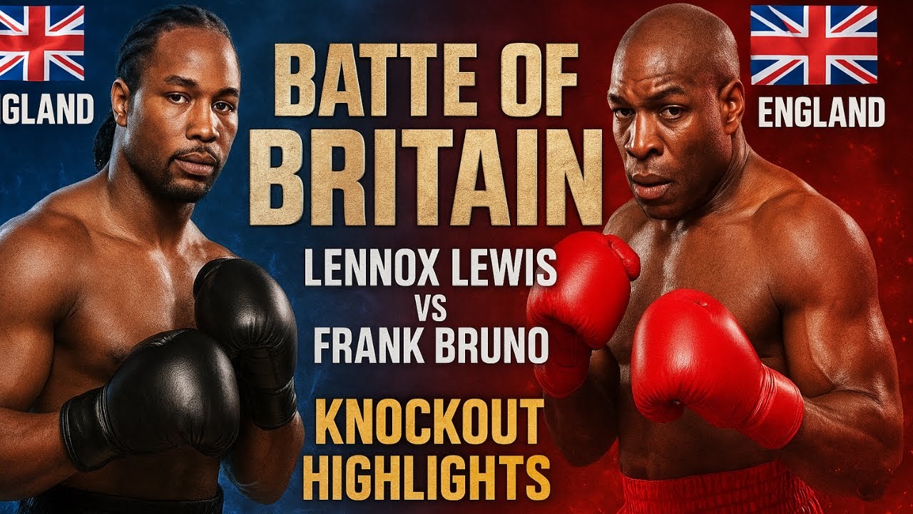 Lennox Lewis vs Frank Bruno | The Battle of Britain | Brutal Knockout ...