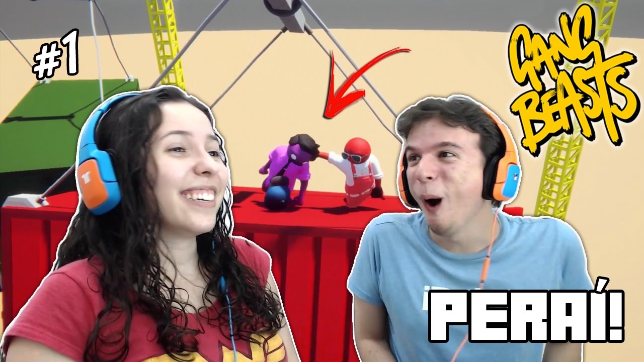 GANG BEASTS - PURPLE GUY vs HIPSTER - Jogando de2 - YouTube