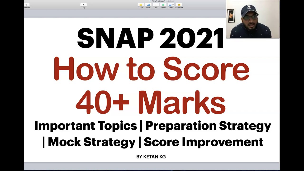 SNAP 2021 | SNAP January | How to Score 40 Marks in SNAP Exam ...