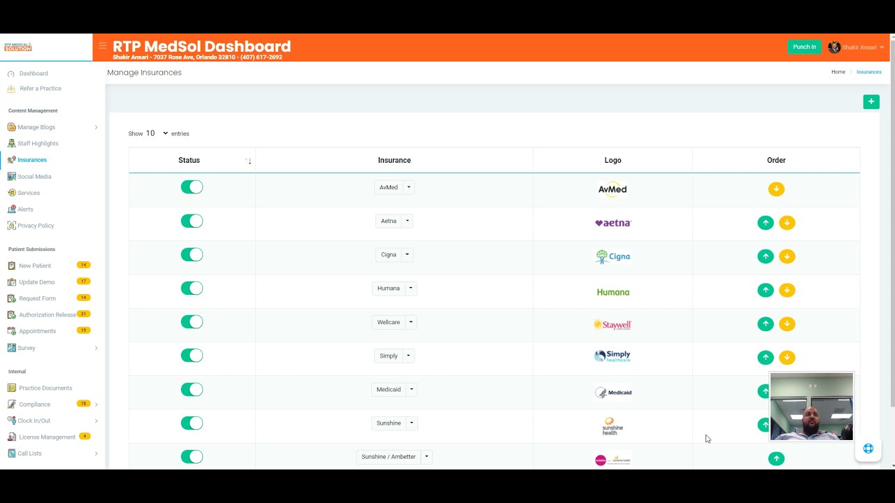 Quick Start Guide 6 - RTP Medical Solution - Insurances - YouTube