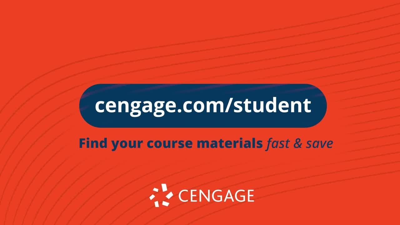 Save on Course Materials with Cengage - YouTube