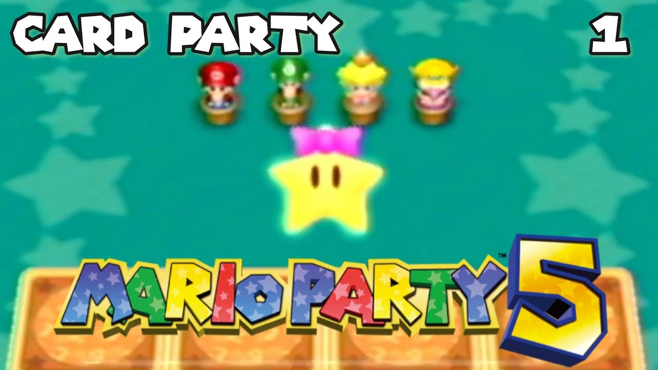 Episode 1 - Card Party - Mario Party 5 (2 Players, Mario vs Wario vs ...