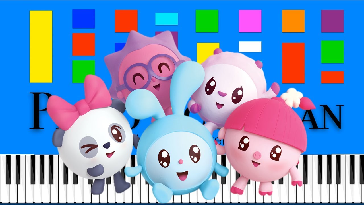 BabyRIKI Time Theme Song Slow Easy Medium Piano 4K Tutorial - YouTube