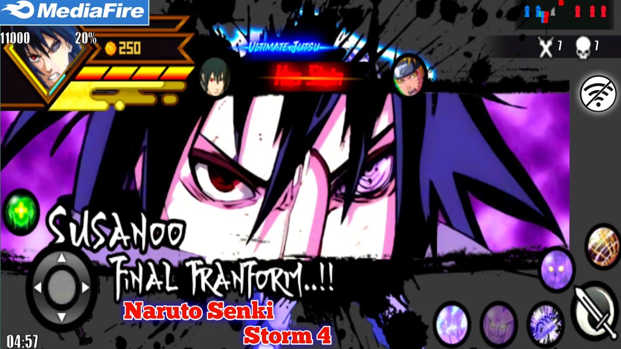 UPDATE!! NARUTO SENKI STORM 4 MOD DOWNLOAD NARUTO SENKI STORM 4 - YouTube