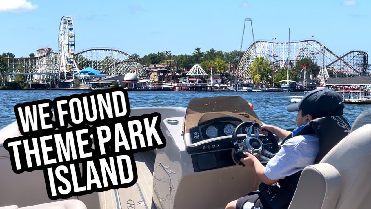 Boat Ride to Roller Coasters on an Island. Road Tripping - YouTube