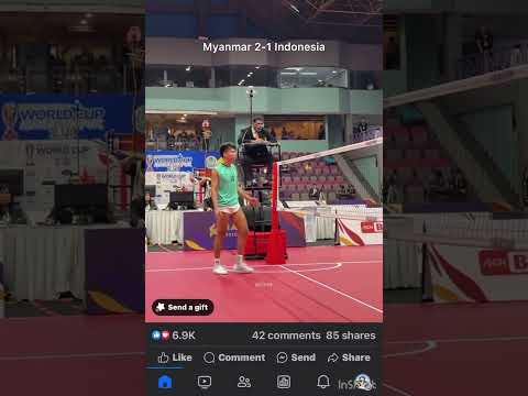 Myanmar 2-1 Indonesia Men Double Quarter Final