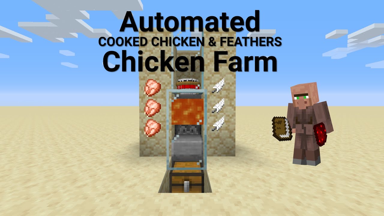 Automated Chicken Farm - 60 seconds! - YouTube