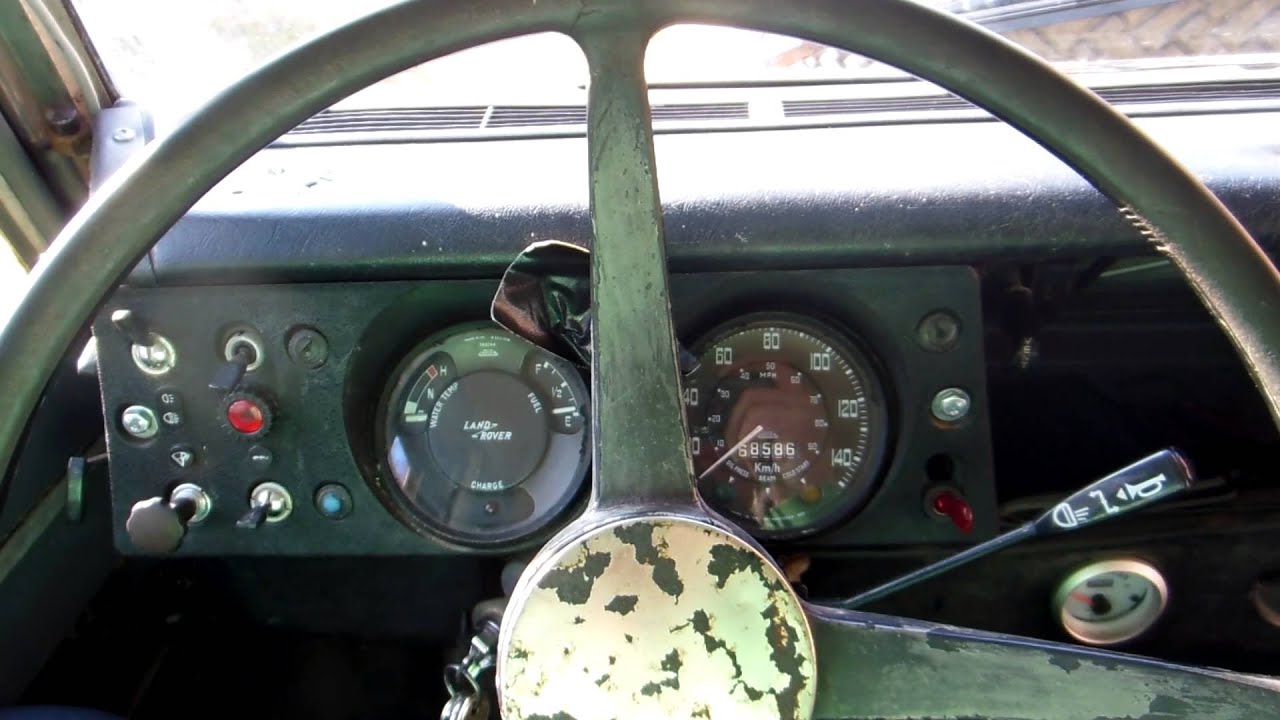 Warm start Land Rover 109 Diesel - YouTube