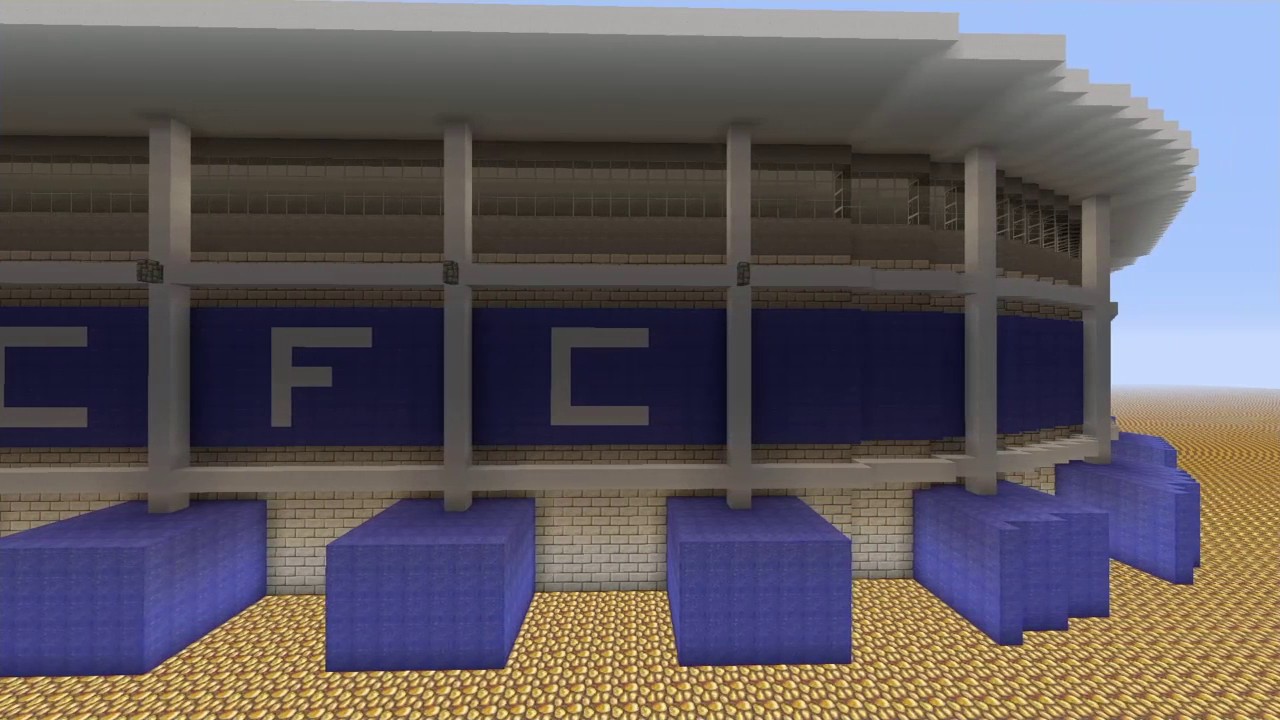 MINECRAFT BIG BUILD LEICESTER CITY FC CHAMPIONS 2015/2016 season - YouTube