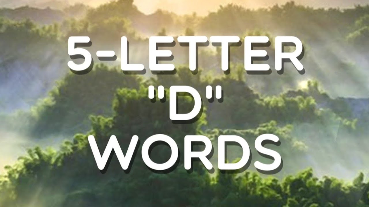 5 letter "D" words, Level 852, Word Crush Answers, FullHD 60 fps. - YouTube