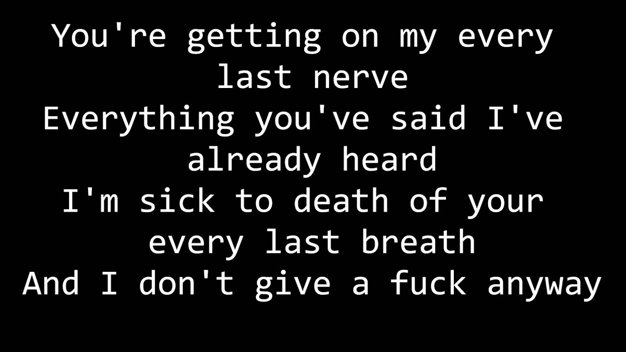 Green Day - Let yourself go ( lyrics ) - YouTube