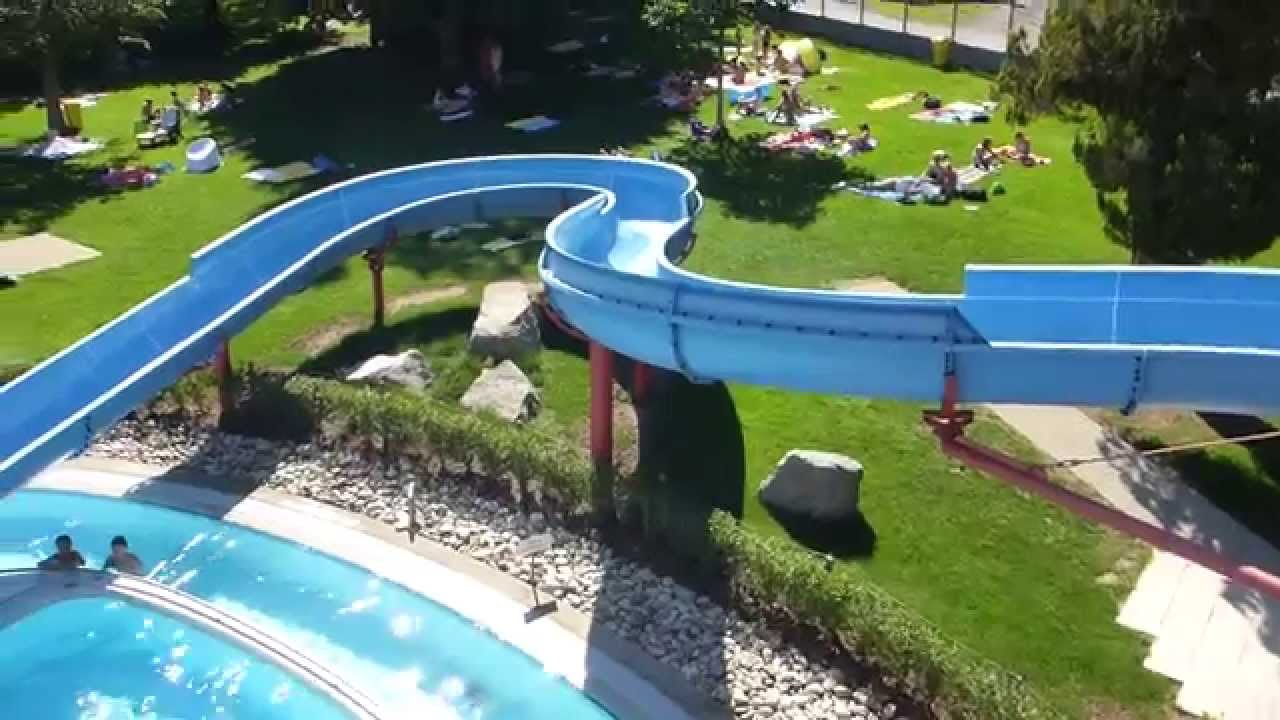 Freibad Kandern - Riesenrutsche Onride - YouTube