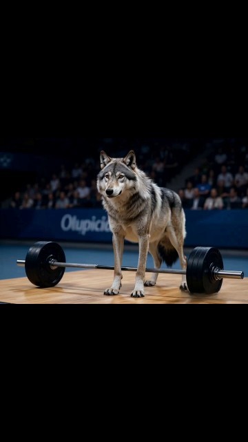 Wolf Powerlifter Steals the Show 🐺🏋️ | Barbell Championship Finals ...