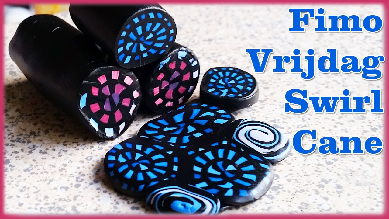 SWIRL CANE TUTORIAL | BEGINNERS CANE | FIMO ZATERDAG - YouTube