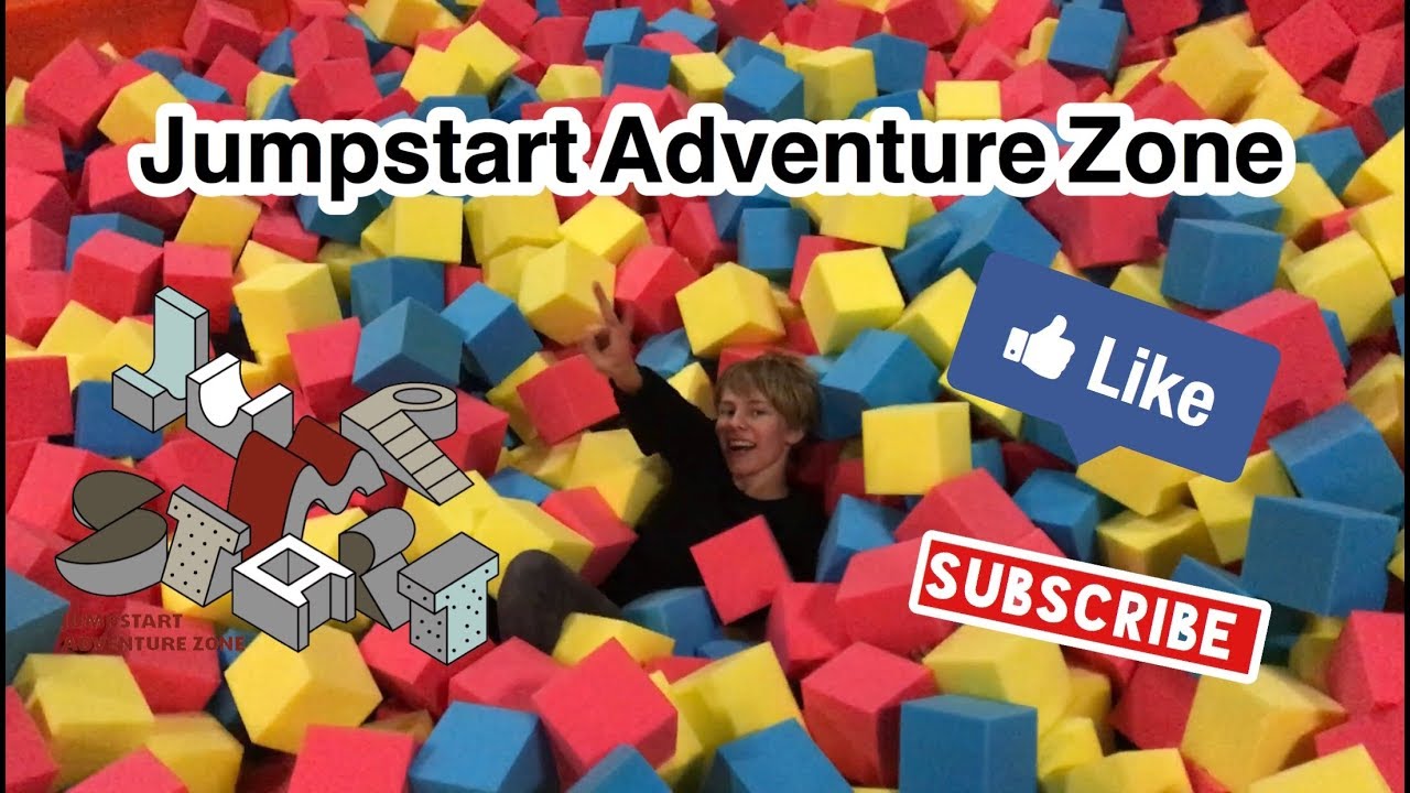 Ny trampolin-Park i Danmark!!! (Jumpstart Adventure Zone) - YouTube