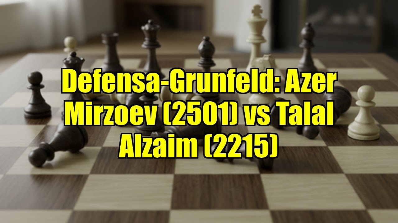Defensa-Grunfeld: Azer Mirzoev (2501) vs Talal Alzaim (2215) - YouTube
