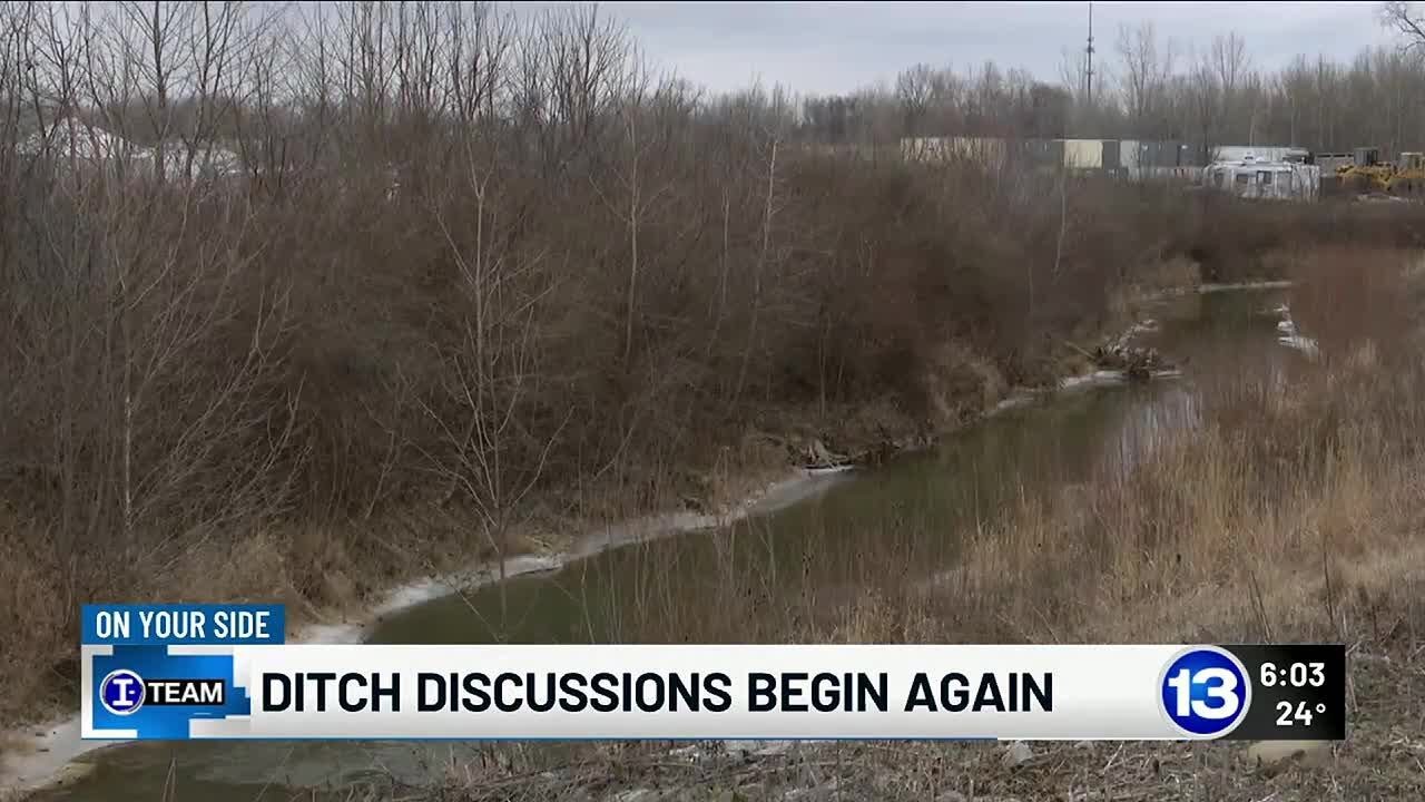 Ditch discussions begin again - YouTube