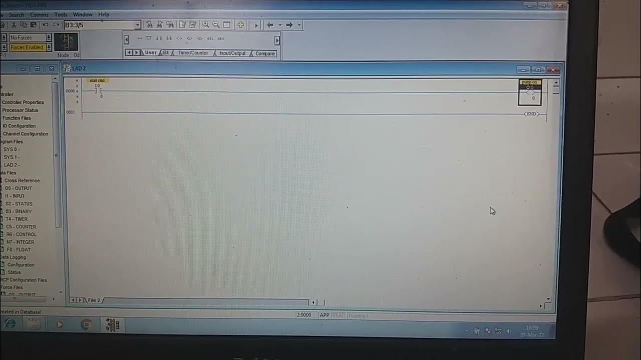 How to download program in blank micrologix 1400 plc - YouTube