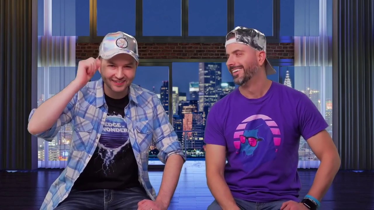 Edge of Wonder (Rob & Ben) interview on Leak Project wearing our Tin ...