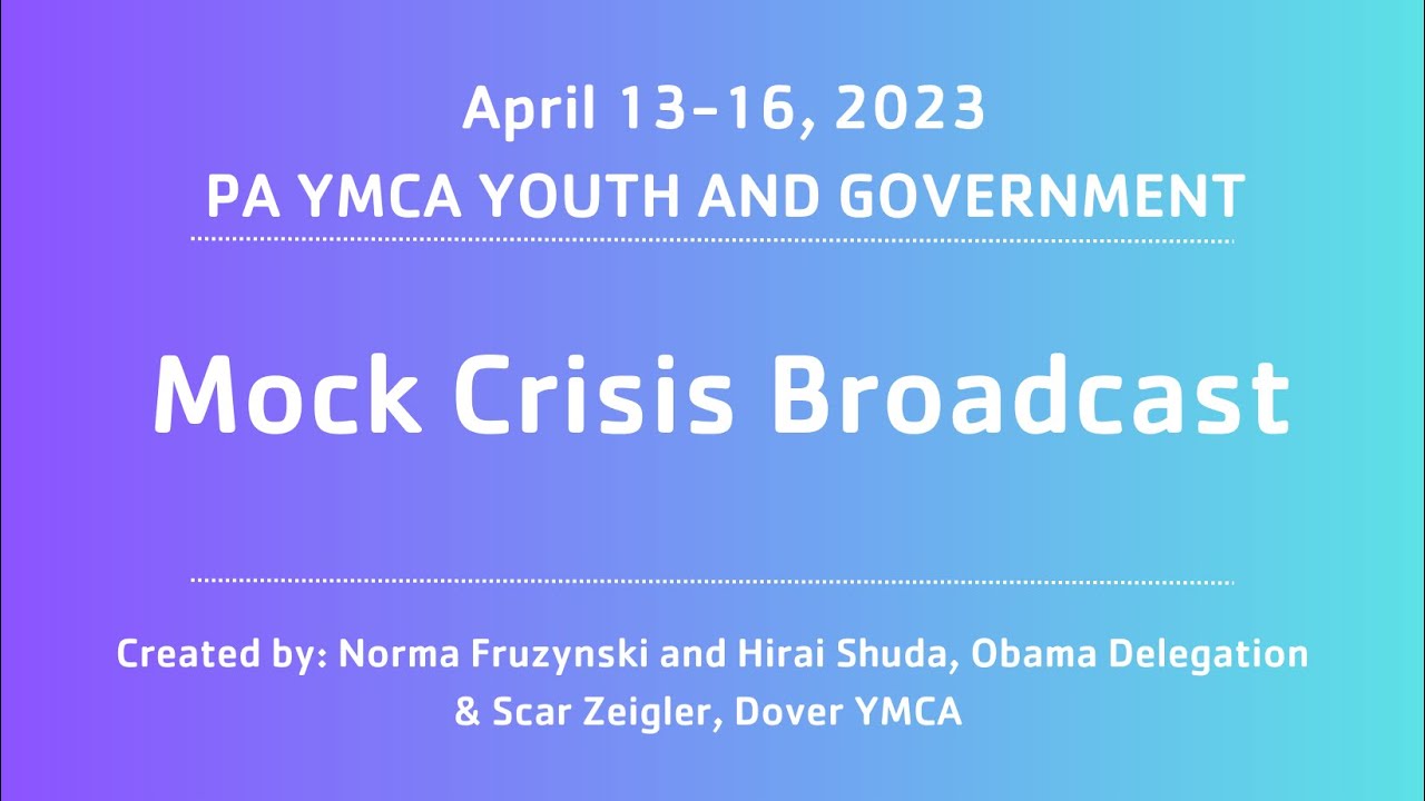 Mock Crisis Broadcast - YouTube