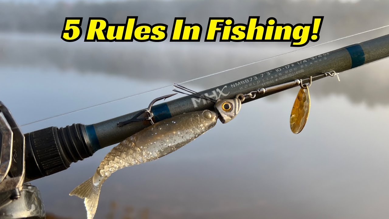 The Five Rules Of Fishing That Will Make You A Better Angler! - YouTube