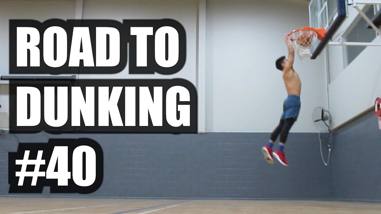 First 2 hand Dunk! || Road to Dunking #40 - YouTube