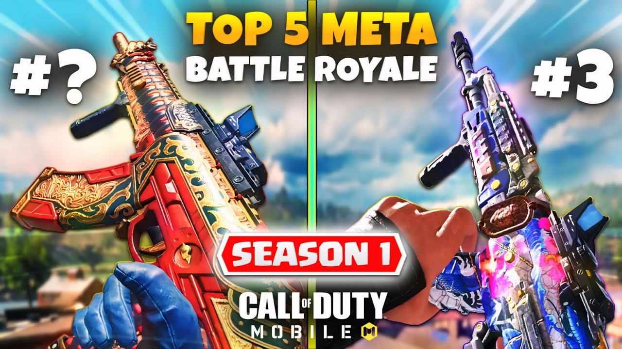 Top 5 META Guns In SEASON 1 Battle Royale | COD Mobile | 5 Possible ...
