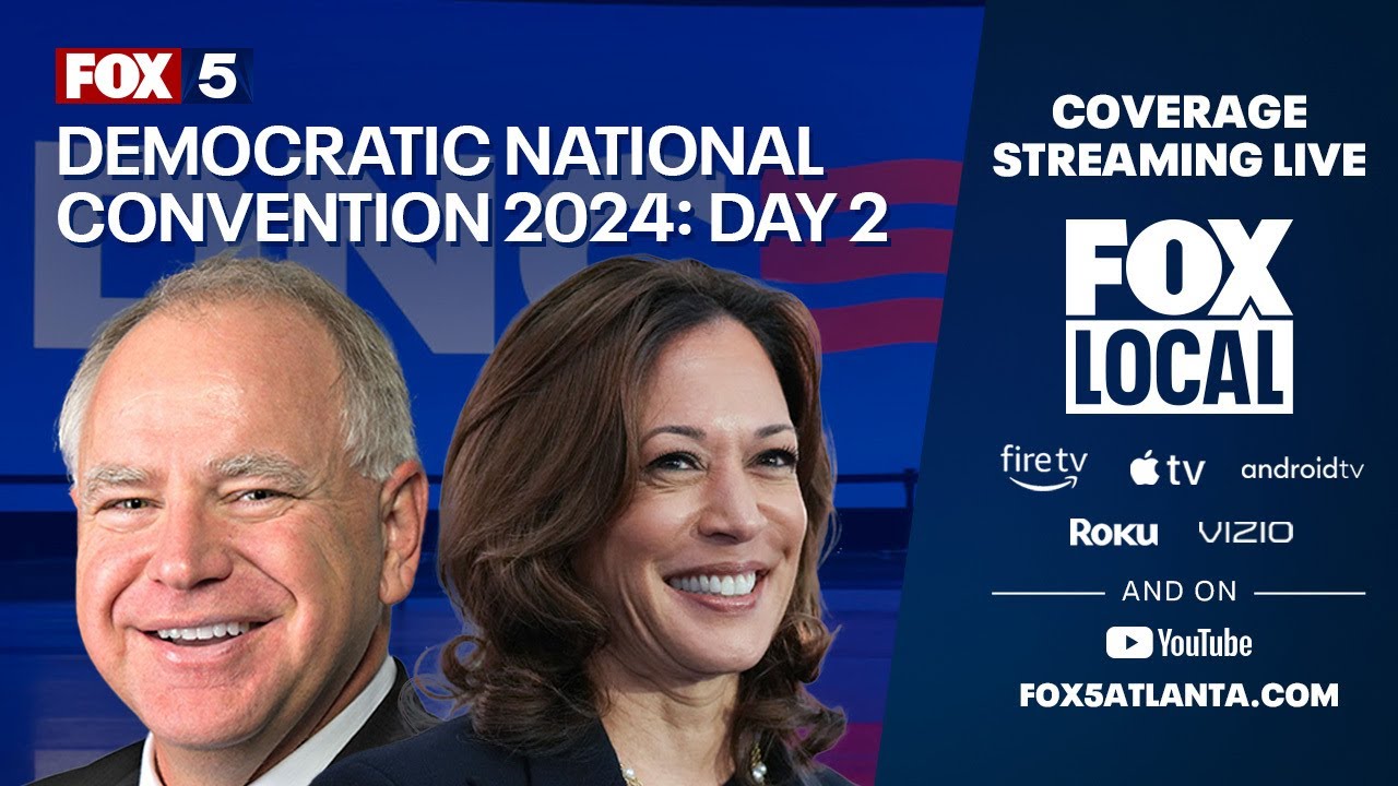 DNC Day 2 LIVE: Carter, Schumer, Sanders, Emhoff, Obama to speak - YouTube