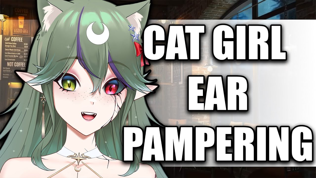 [ ASMR ] Cat Girl Pampers Your Ears | Ear Massage, Fluffy Ear Pick ...