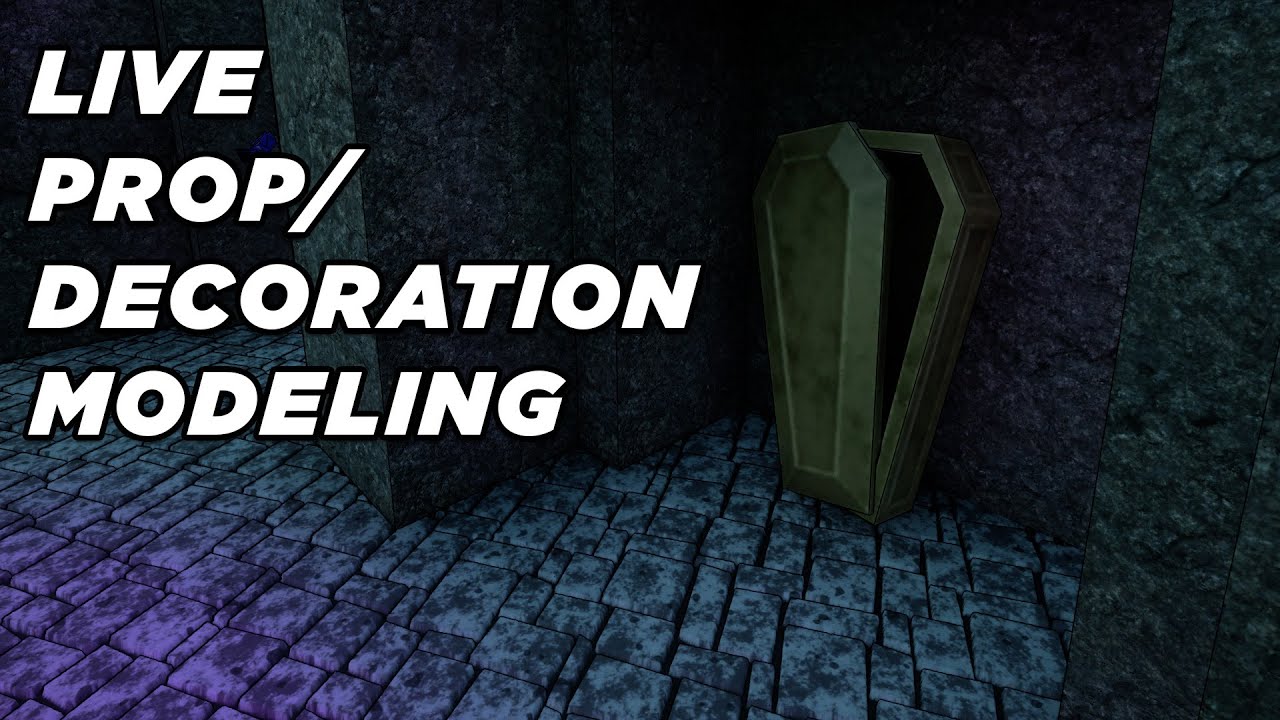 LIVE 3D modeling for Props and Decorations - YouTube